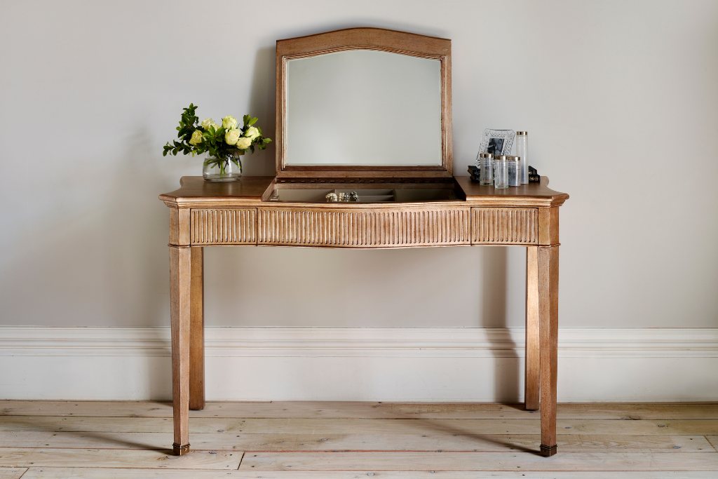 Eclectic Luxury Leafed Dressing Table | And So To Bed