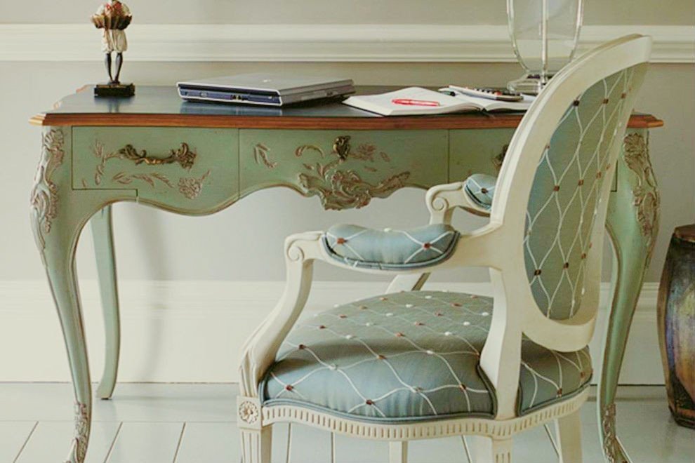 Luxurious Floral Bedroom Dressing Table | And So To Bed