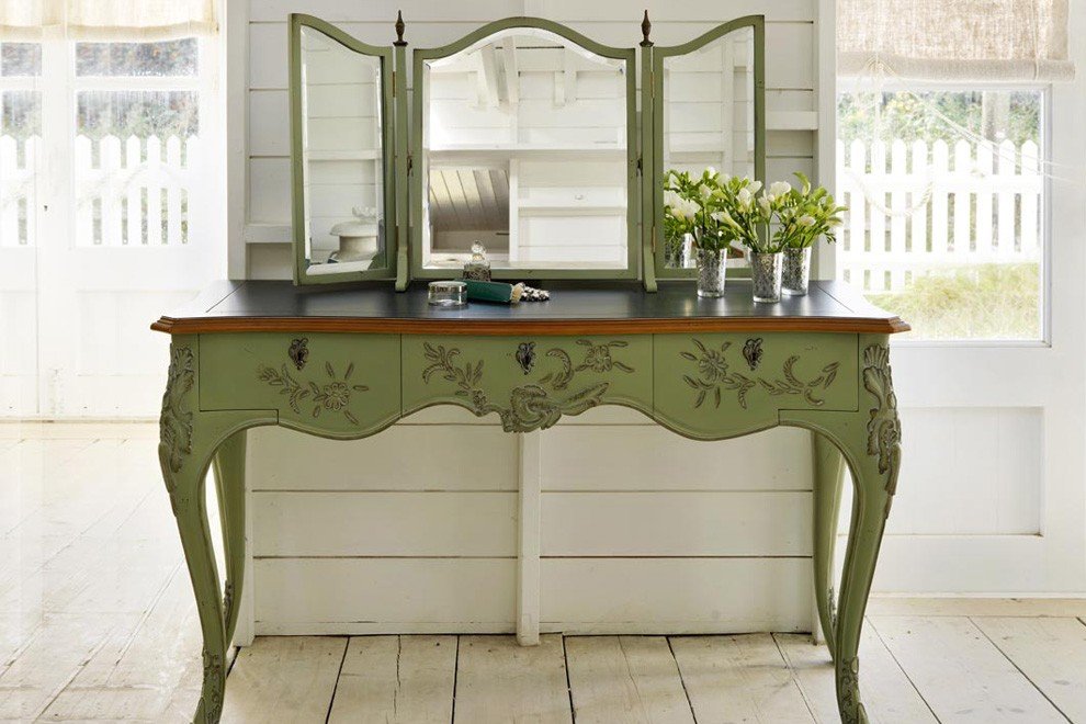 Floral Dressing Table with Mirror | And So To Bed