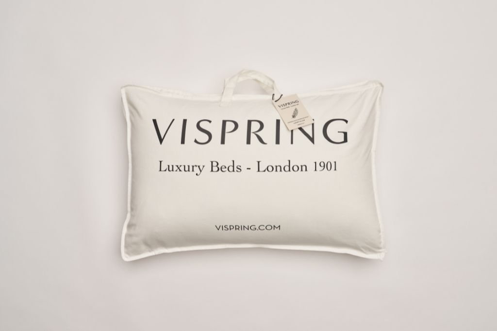 Vispring European Duck Feather and Down Luxury Pillow | And So To Bed