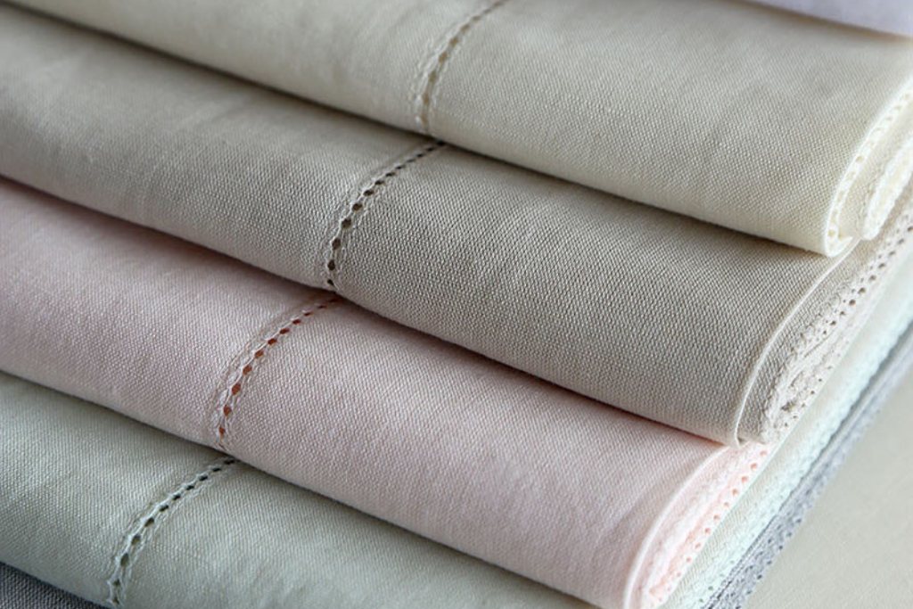 Reed Family Linen Hemstitch Flat Sheet - Luxury Flat Sheets | And So To Bed