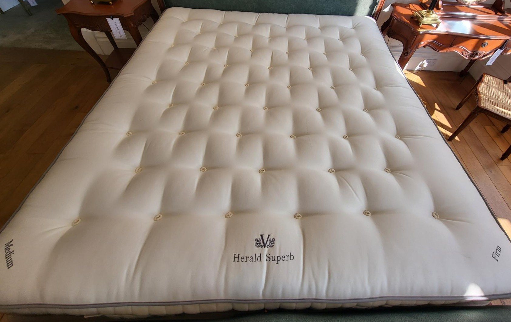 Vispring Herald Superb Mattress & Bed Base - Superking - Ex Display ...