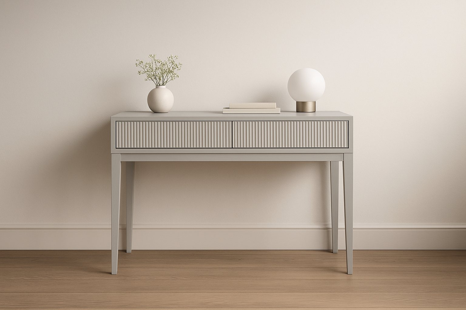 Debussy Dressing Table | Ceramic Grey Painted Finish | And So To Bed