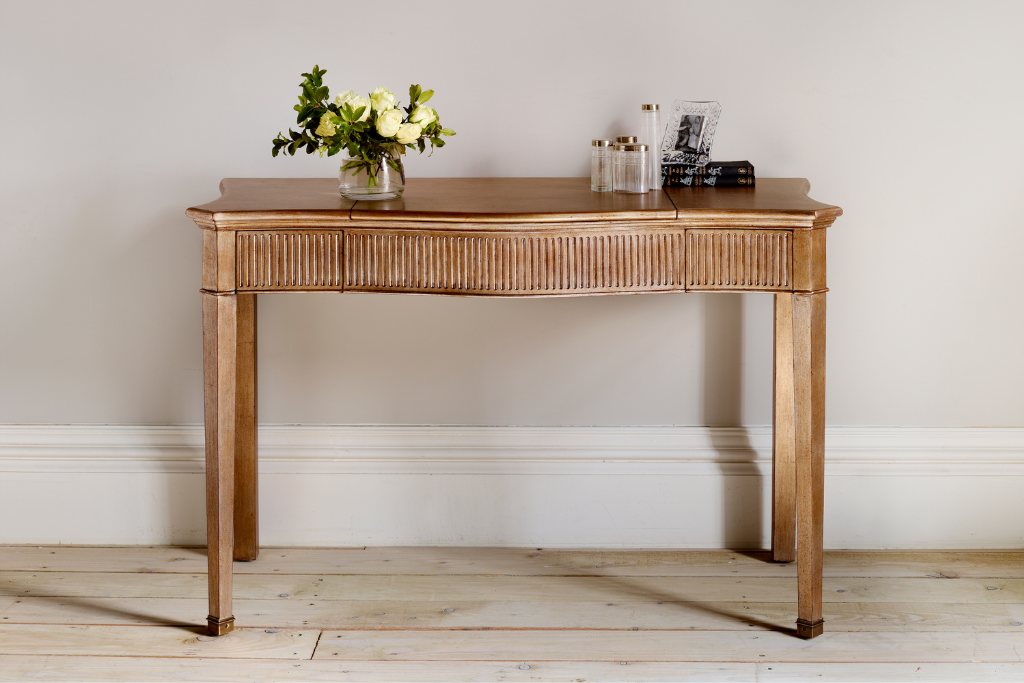 Eclectic Luxury Leafed Dressing Table | And So To Bed