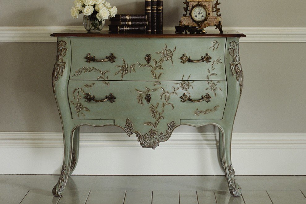 Floral Chest of Drawers with Luxury French Accent | And So To Bed