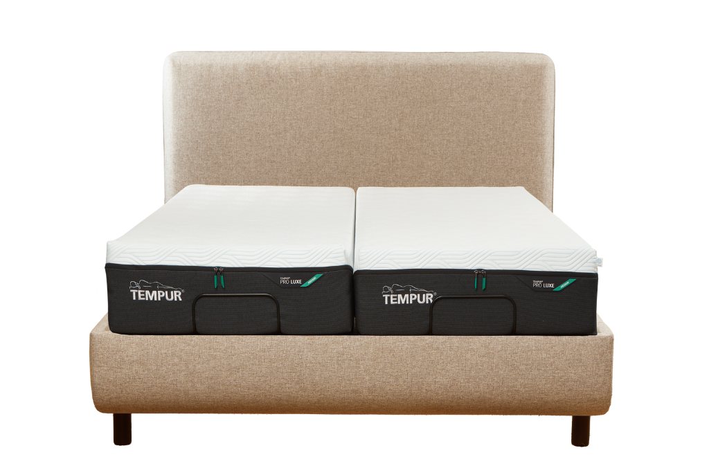 TEMPUR Arc Ergo Smart Base with Form Headboard And So To Bed